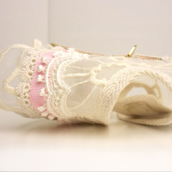 "Antoinette"- handmade adjustable lace dog harness – small dog harness ...